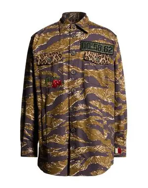 Dolce & Gabbana Military Jacket With Camouflage Print