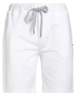 Fedeli Cotton French Terry Athletic Shorts - White