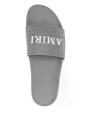 Amiri Ma Quad Embossed-logo Slides