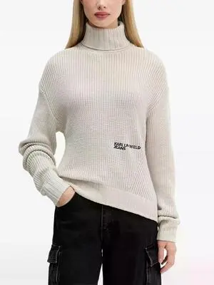 Karl Lagerfeld Ribbed Sweaters For Women