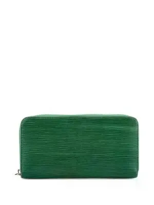 LOUIS VUITTON Zippy Wallet Epi Leather Small Wallets - Green