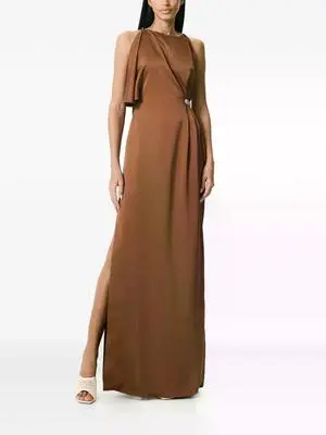 V:PM ATELIER Etta Draped Maxi Dress