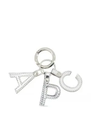 A.p.c. Lettres Keychain - Silver