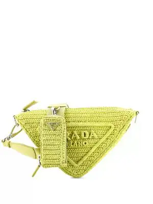 Prada Raffia Pouch