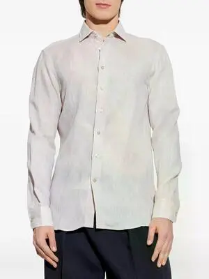 Etro Buttoned Long-sleeve Shirt - Neutrals