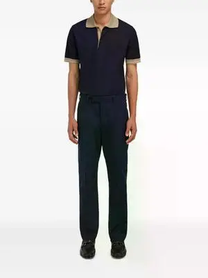 FERRAGAMO Short-sleeve Polo Shirt - Blue