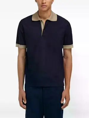 FERRAGAMO Short-sleeve Polo Shirt - Blue
