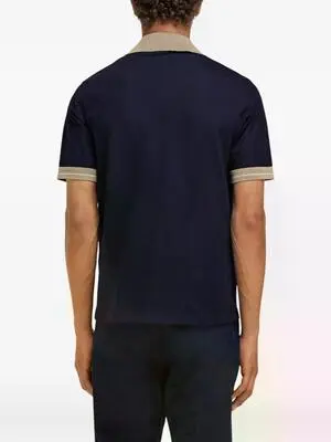 FERRAGAMO Short-sleeve Polo Shirt - Blue