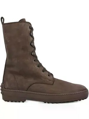 Women's Brown Lace Up Boots