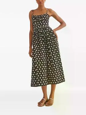 Cara Cara Polka Dot Midi Dresses