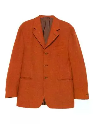ROMEO GIGLI 1990s Single-breasted Blazer - Orange