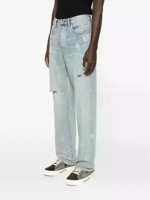 PURPLE BRAND Distressed-effect Denim Jeans - Blue