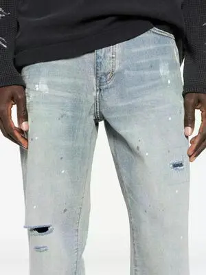 PURPLE BRAND Distressed-effect Denim Jeans - Blue