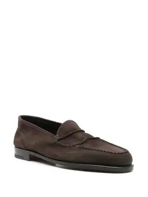 John Lobb Suede Loafers