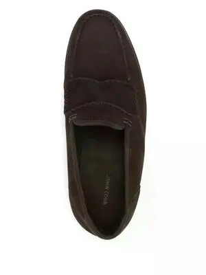 John Lobb Suede Loafers