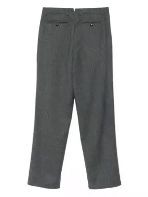 Canali Pleat-detail Trousers - Grey