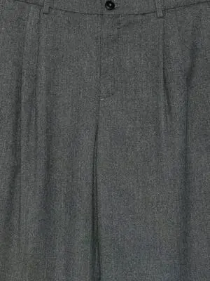 Canali Pleat-detail Trousers - Grey