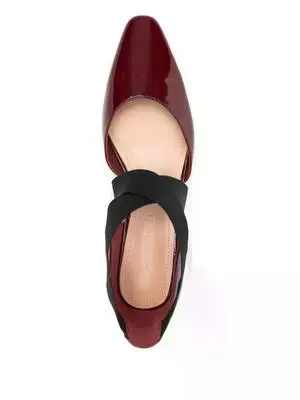 MARC ELLIS 30mm Elastic Strap Pumps