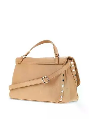 ZANELLATO Posti Handle Stud Tote Bag