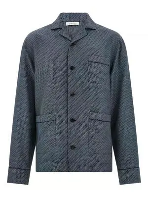 FERRAGAMO Piping Patterned Shirt