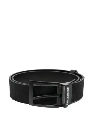 Karl Lagerfeld Textured Belts For Men