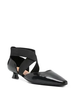 MARC ELLIS 35mm Elasticated Strap Pumps