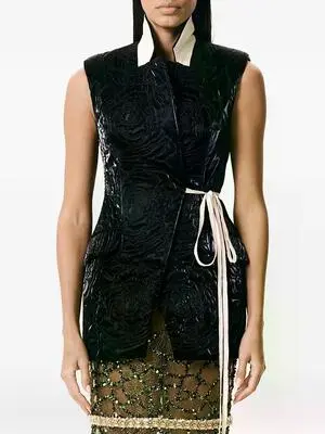 V:PM ATELIER Floral Embossed Velma Vest