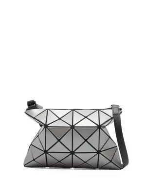 Issey Miyake Lucent Metallic-effect Messenger Bag - Silver