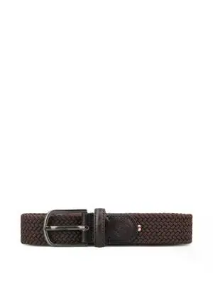 LA BOUCLE Mayfair Braided Belt - Brown