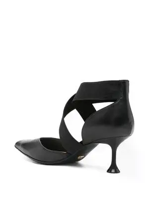 MARC ELLIS 60mm Elasticated Strap Pumps