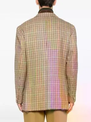 ROMEO GIGLI 1990s Checked Jacket - Neutrals