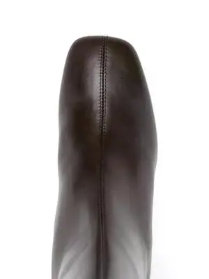 TOTEME 35mm Nappa Ankle Boots - Brown