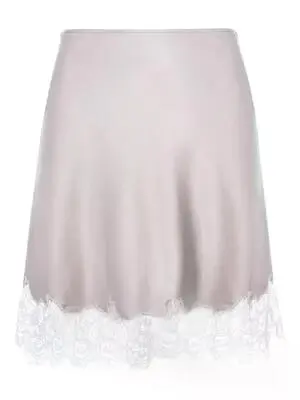 MANURI Josephine Lace Mini Skirt - Neutrals