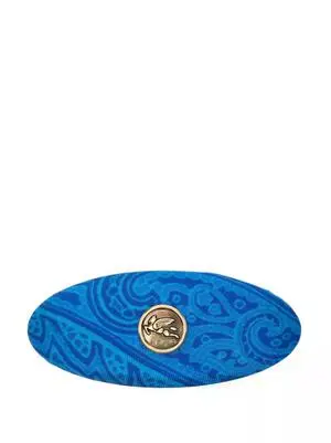 Etro Paisley Medallion Hair Clip - Blue