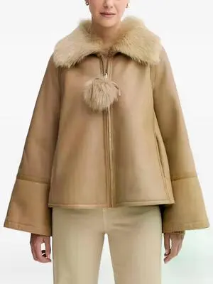 BY MALENE BIRGER Reversible Shearling Jacket