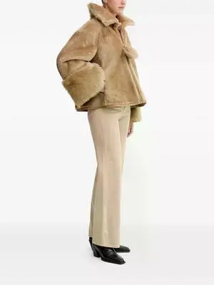 BY MALENE BIRGER Reversible Shearling Jacket