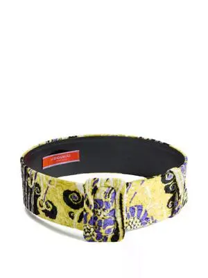 La DoubleJ Patterned Buckle Belt