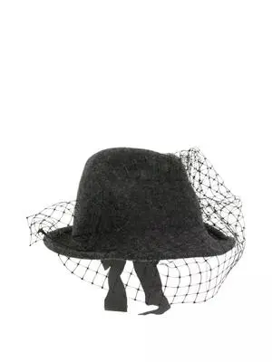 STEPHEN JONES Ribbon Detail Hat - Grey