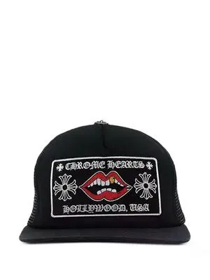 Chrome Hearts Chomper Hollywood Baseball Cap - Black