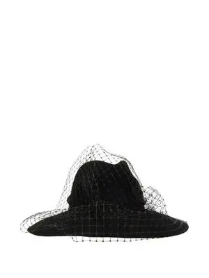 STEPHEN JONES Bow-detail Fedora Hat - Black