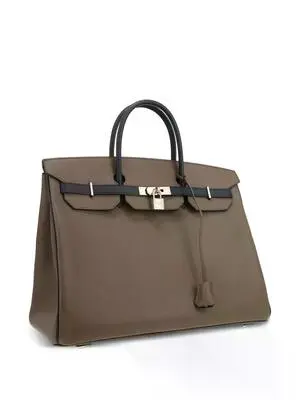 Hermès 2018 Birkin 40 Flap-fastener Tote Bag - Brown