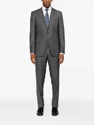 Canali Three-button Check Suit
