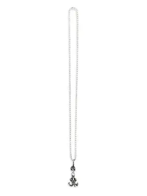 Chrome Hearts Fleur Ball-pendant Necklace - Silver