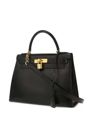 Hermès 1988 Kelly 28 Tote Bag - Black