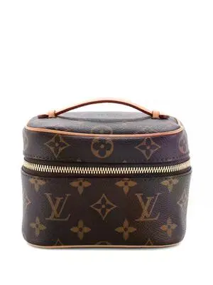 LOUIS VUITTON Nice Vanity Case Monogram Canvas Nano Pouch - Brown