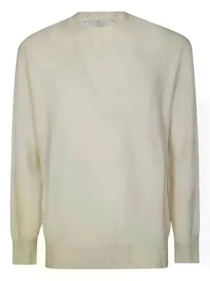 AMARANTO Round-neck Sweater - Neutrals