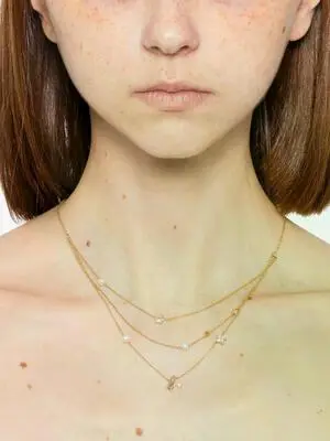 AGNÈS B. Star Pearl Layered Necklace