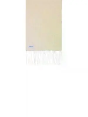 Burberry Charm Jacquard Fringed Scarf - Neutrals