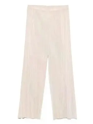 Issey Miyake Raw Edge Hem Pants For Women