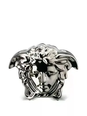 Versace Medusa Head Vase - Silver